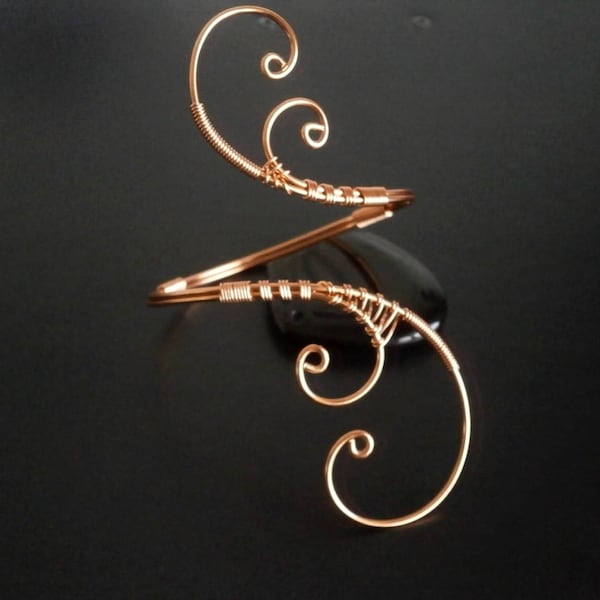 Copper Wire Cuff - Etsy