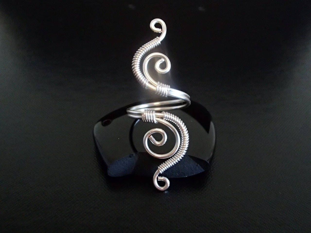 Adjustable Wire Ring Wire Wrapped Ring Silver Copper Gold | Etsy