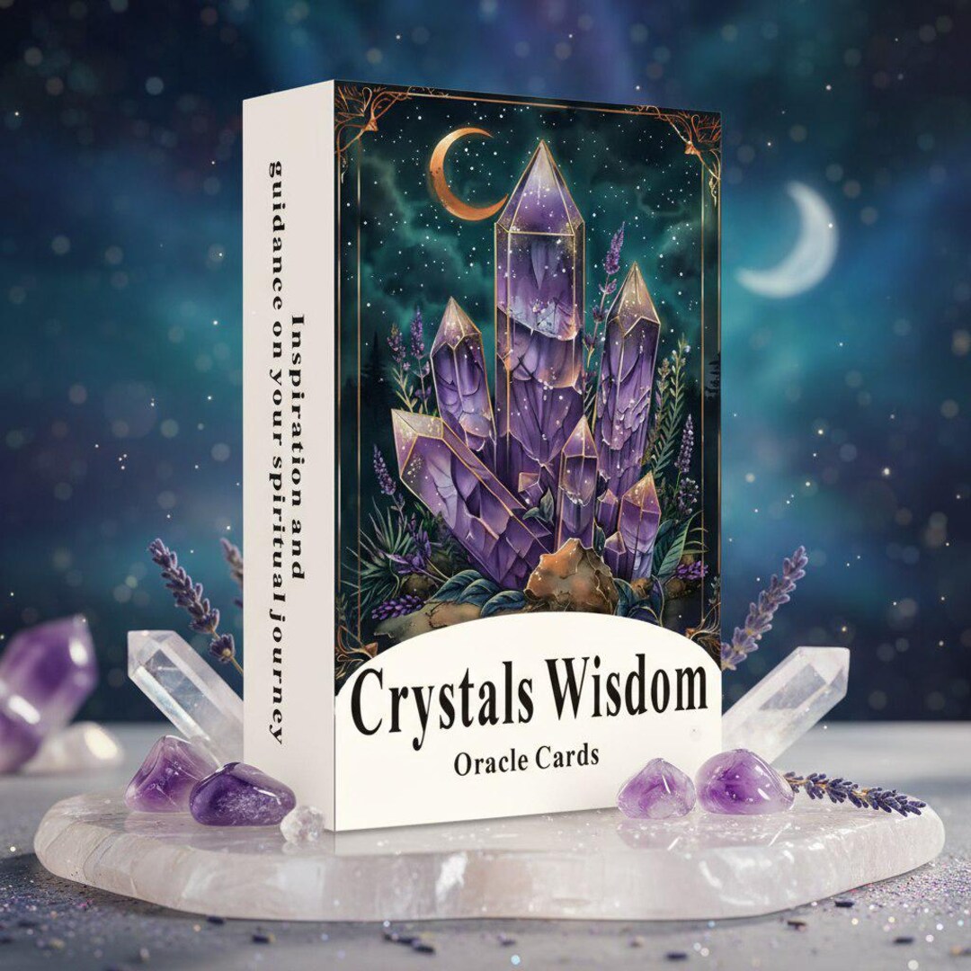 Crystal Wisdom Oracle Cards – 44-card Divination Deck - Etsy