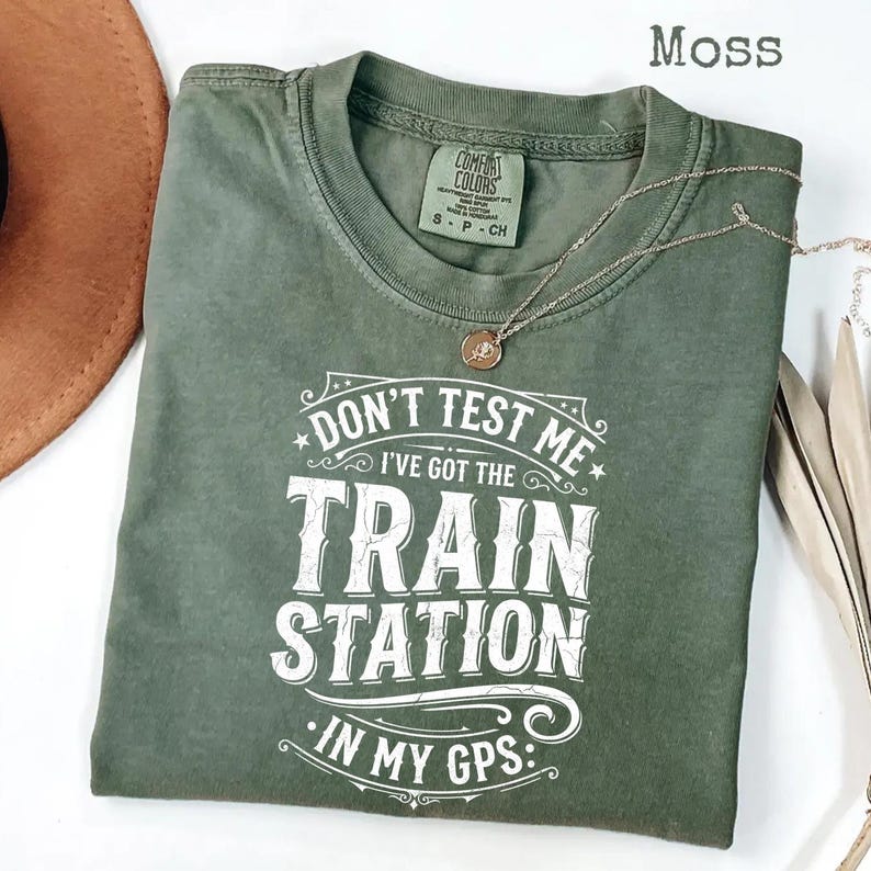 Don't Test Me I've Got Train Stations in My GPS Comfort Colors® Train ...