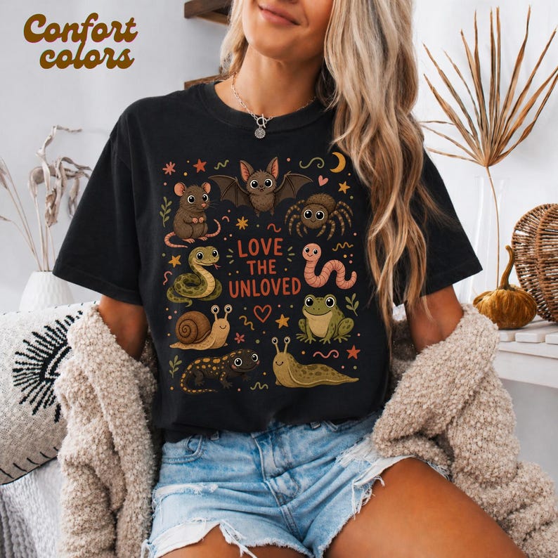 Love the Unloved Bugs Comfort Colors® Shirt, Insect Entomology Tee ...