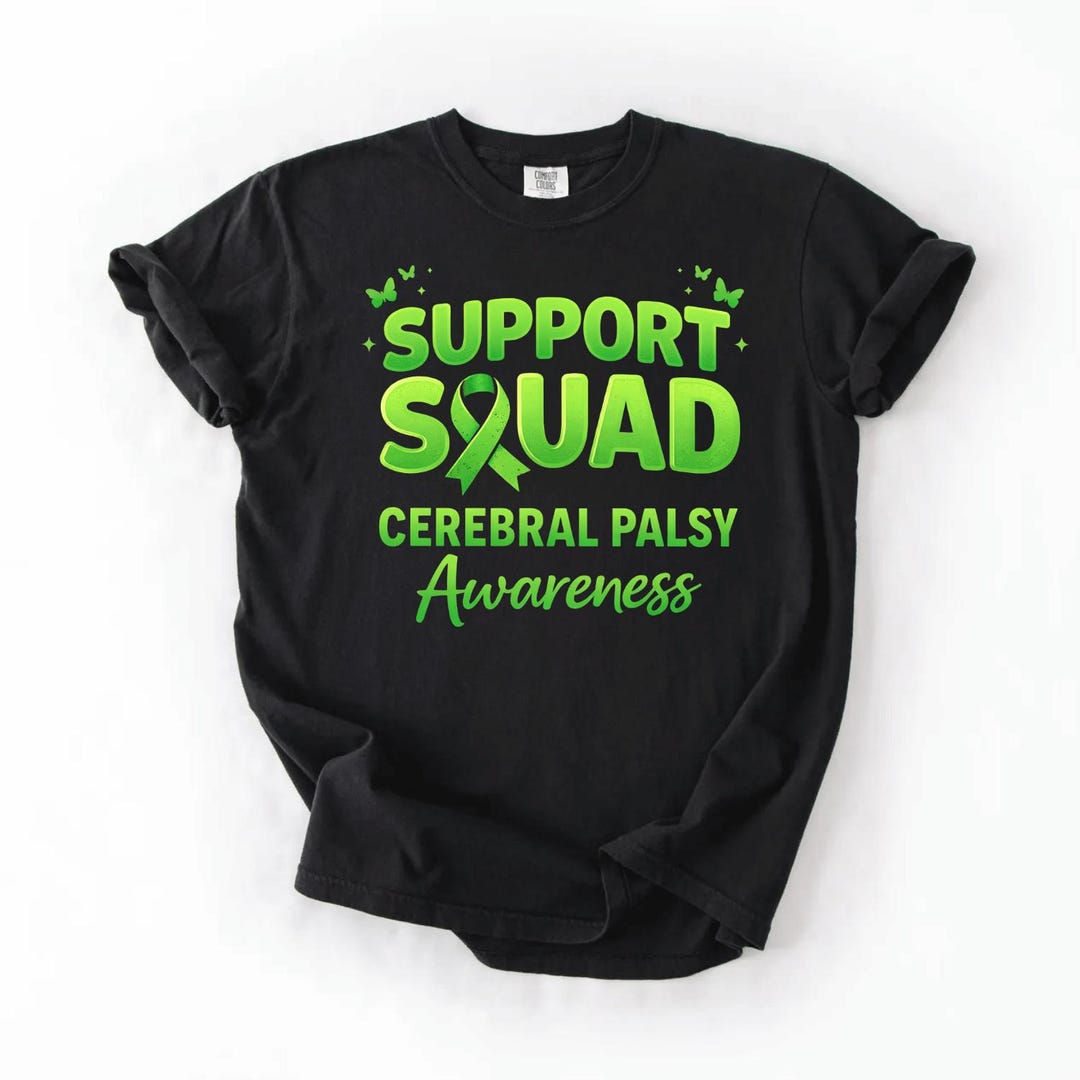 Cerebral Palsy CP Awareness Smile Face Comfort Colors® T-shirt, Support ...