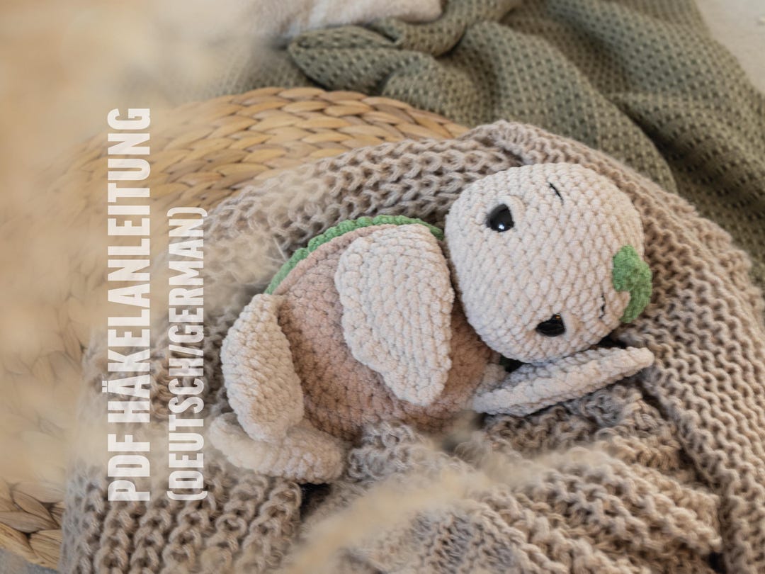 PDF Crochet Pattern (german) for Turtle "momo" - Etsy