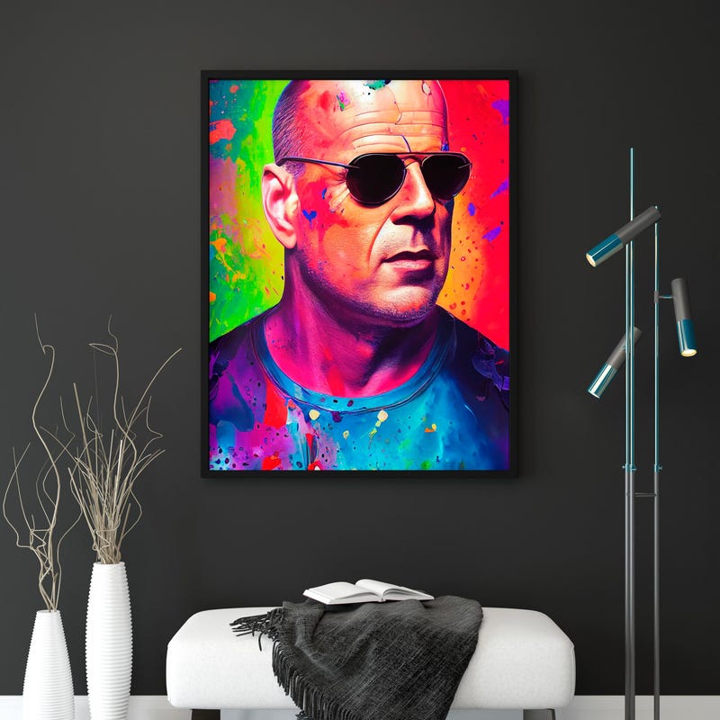 Bruce Willis Poster - Etsy