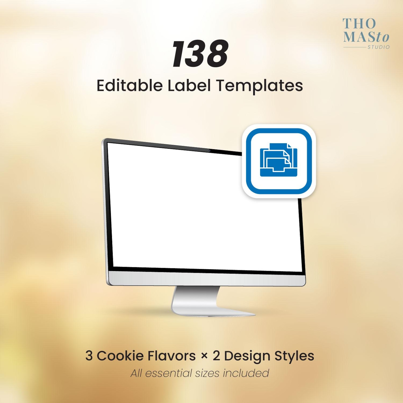 Editable Cookie Label Bundle | Canva Template for Homemade Cookie ...