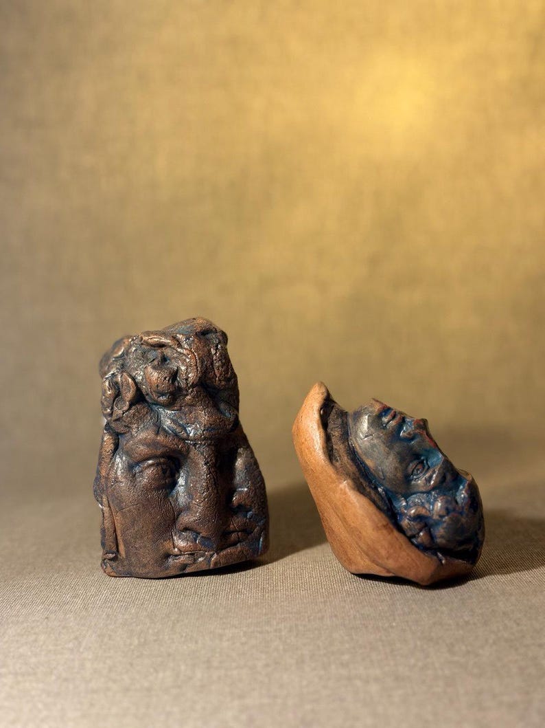 Relitto Del David - Scultura in Ceramica Smaltata, Ceramiche Da ...