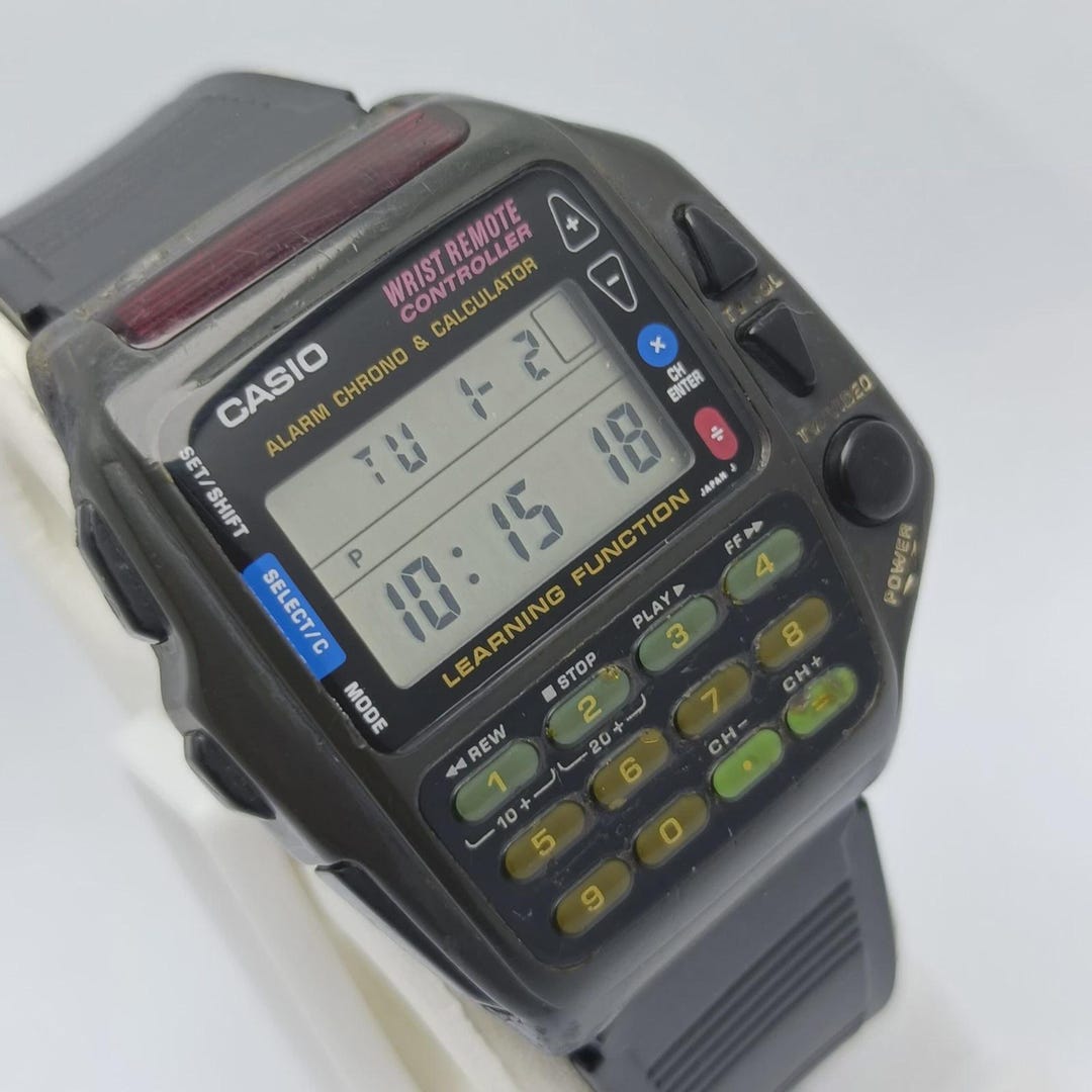 Casio CMD-40 Quartz Wrist Remote Controller 1174 Digital Vintage Men’s ...