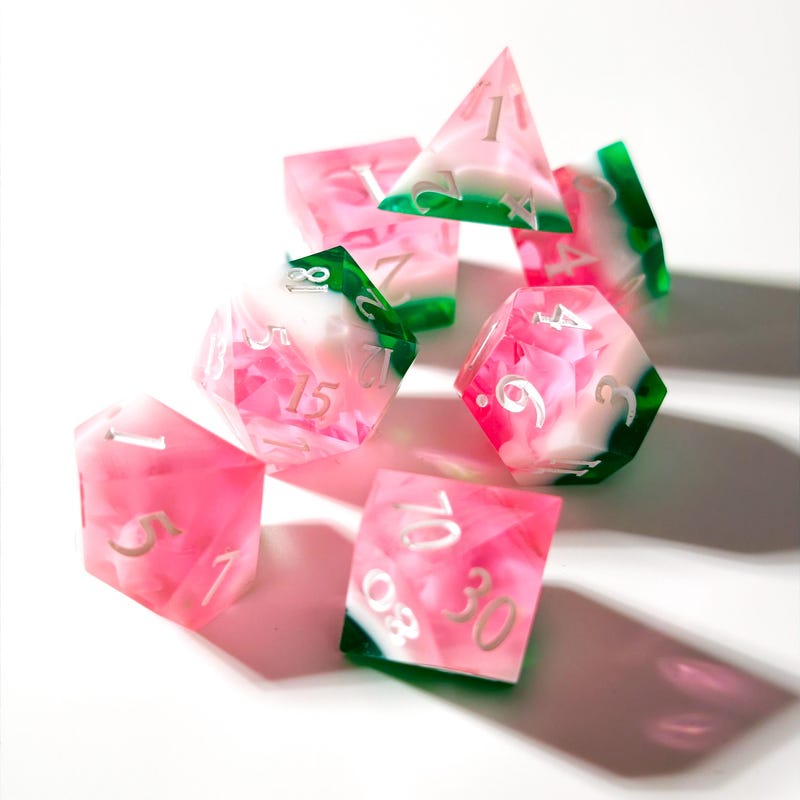 Pink Dice - Etsy