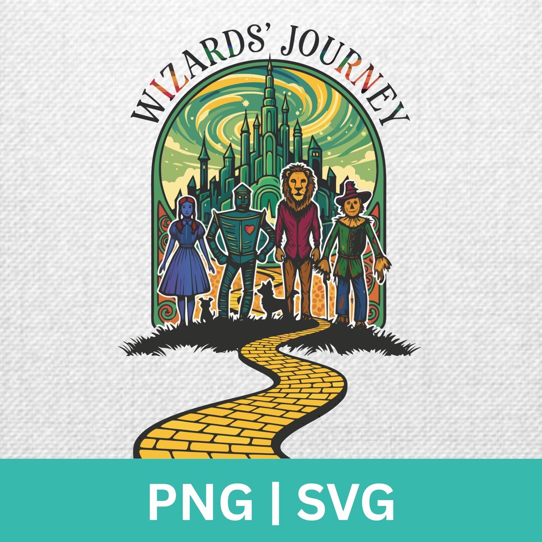 Wizard of Oz SVG PNG, Magical Gifts, Magical Wizard SVG, Fairy Tale Png ...