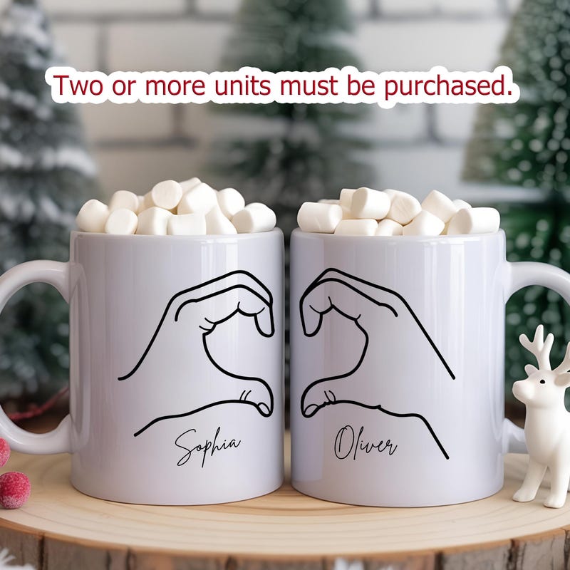 Anniversary Matching Mugs - Etsy