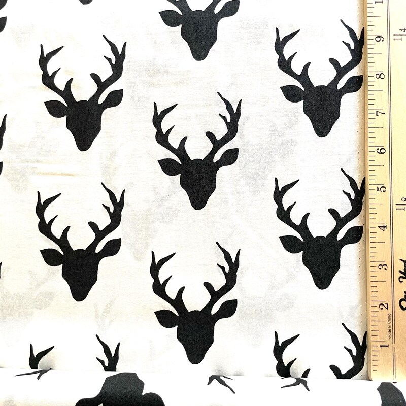 Stag Fabric - Etsy