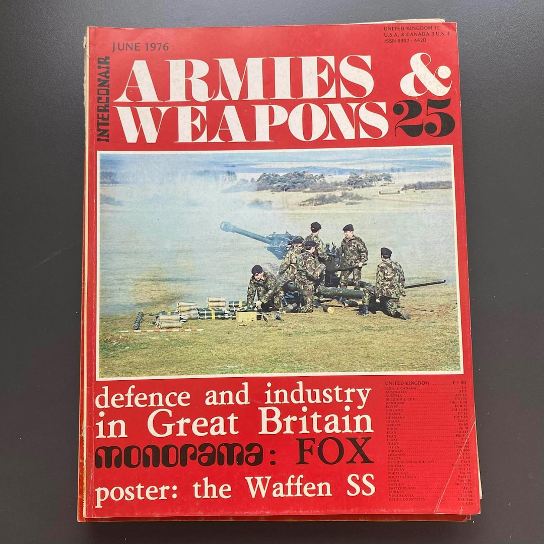 Armies & Weapons No. 25 - June 1976 | Vintage Military History Magazine ...