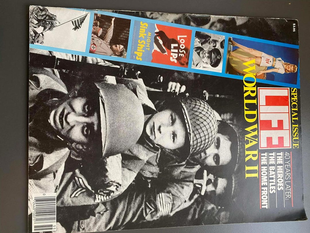 Special Issue Life World War II Vintage History Magazine - Etsy