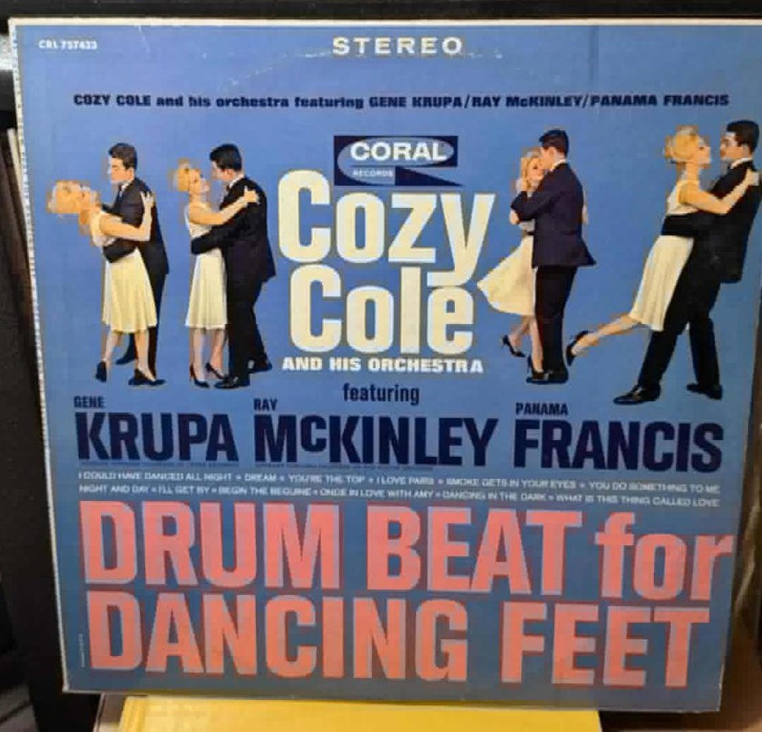 Cozy Cole and His Orchestra -drum Beat for Dancing Feet 33rpm VG+ Ab115 ...