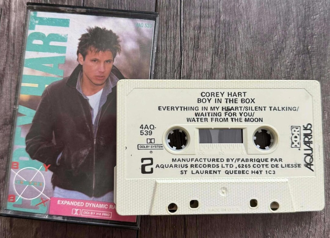 Corey Hart - Boy in the Box Cassette Tape VG+ C20 - Etsy Australia