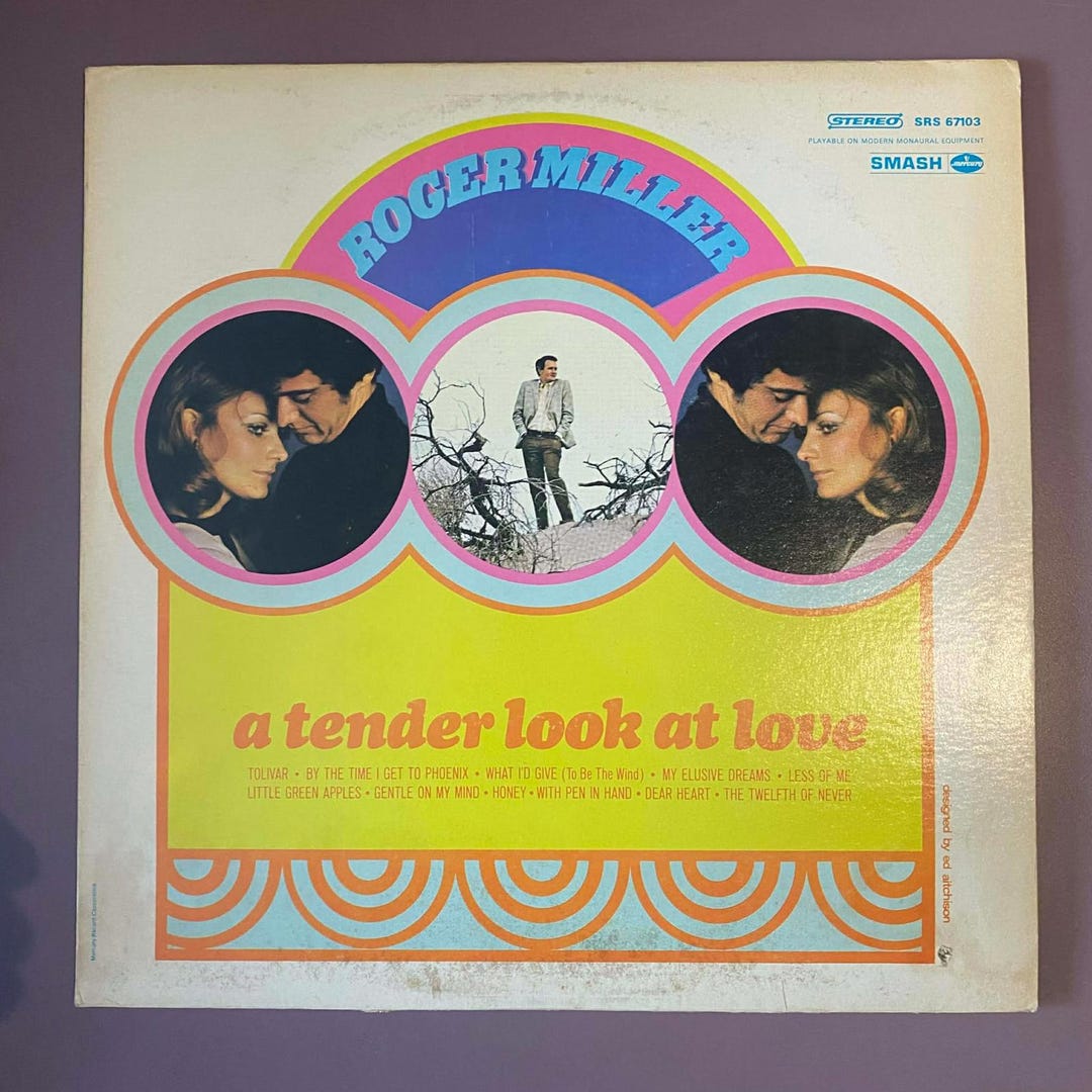 Roger Miller – A Tender Look at Love 33rpm LP Vinyl Record VG+ AJ1 - Etsy