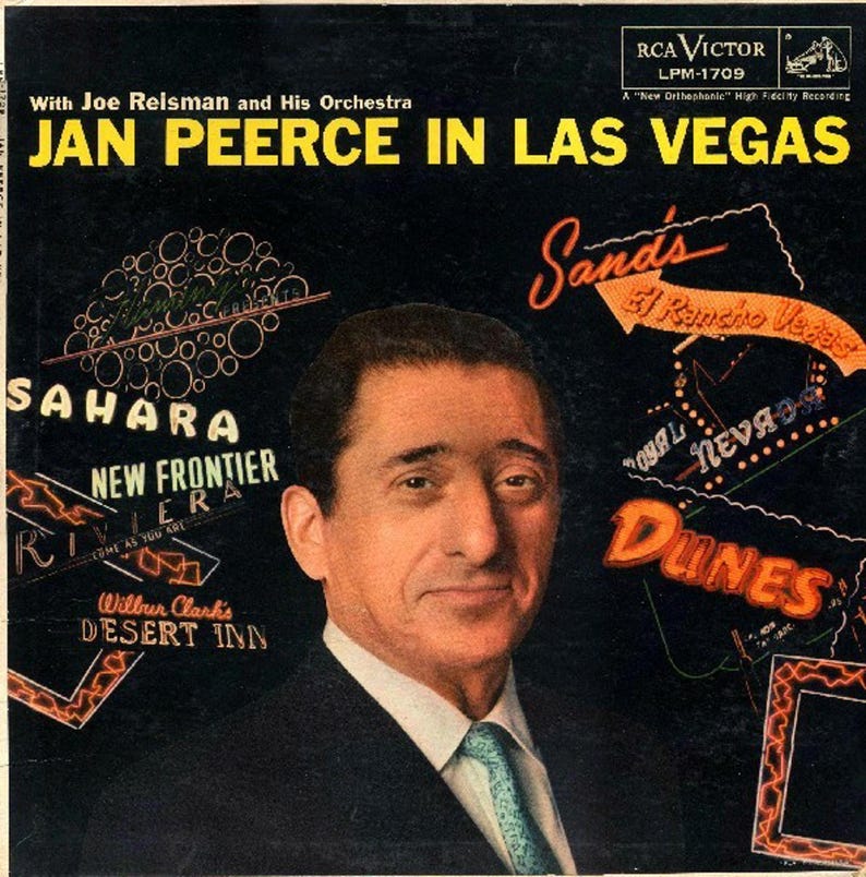 Jan Peerce With Joe Reisman and His Orchestra – Peerce Vinyl 33rpm VG+ ...