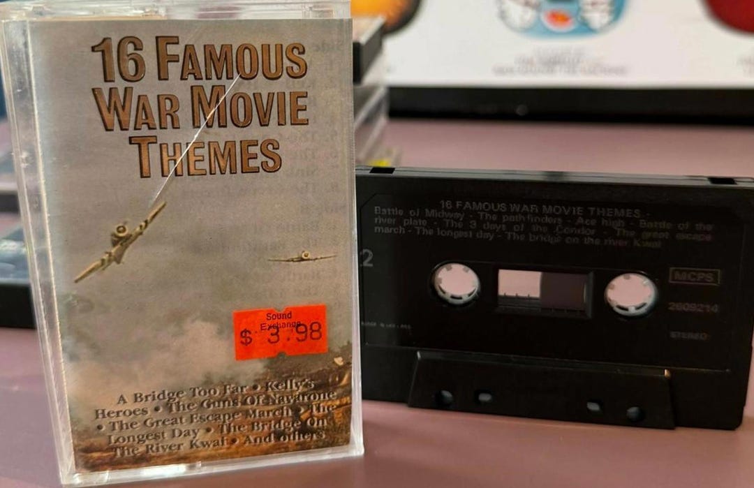 Various - 16 Famous War Movie Themes Cassette Tape VG+ C6 - Etsy