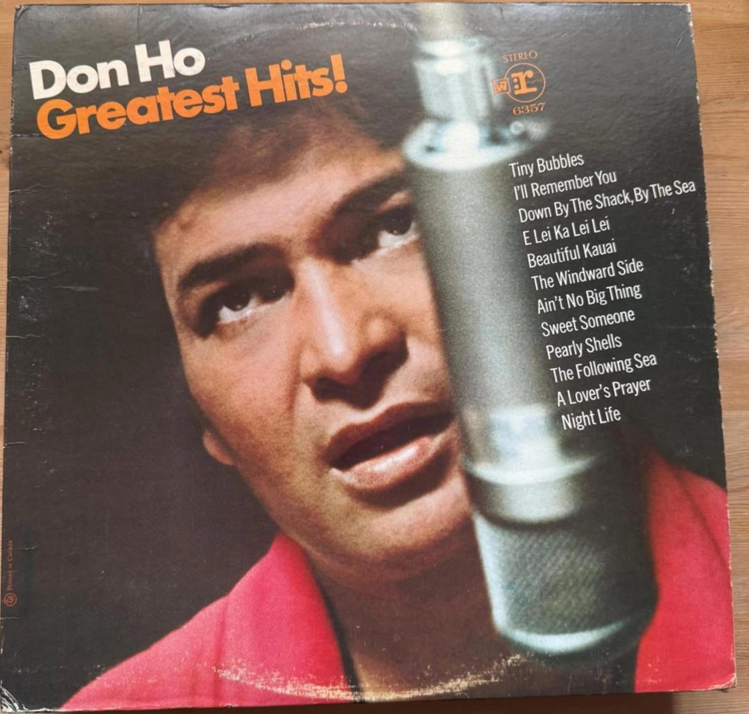 Don Ho - Don Ho Greatest Hits! Vinyl Record LP VG+ AJ24 - Etsy