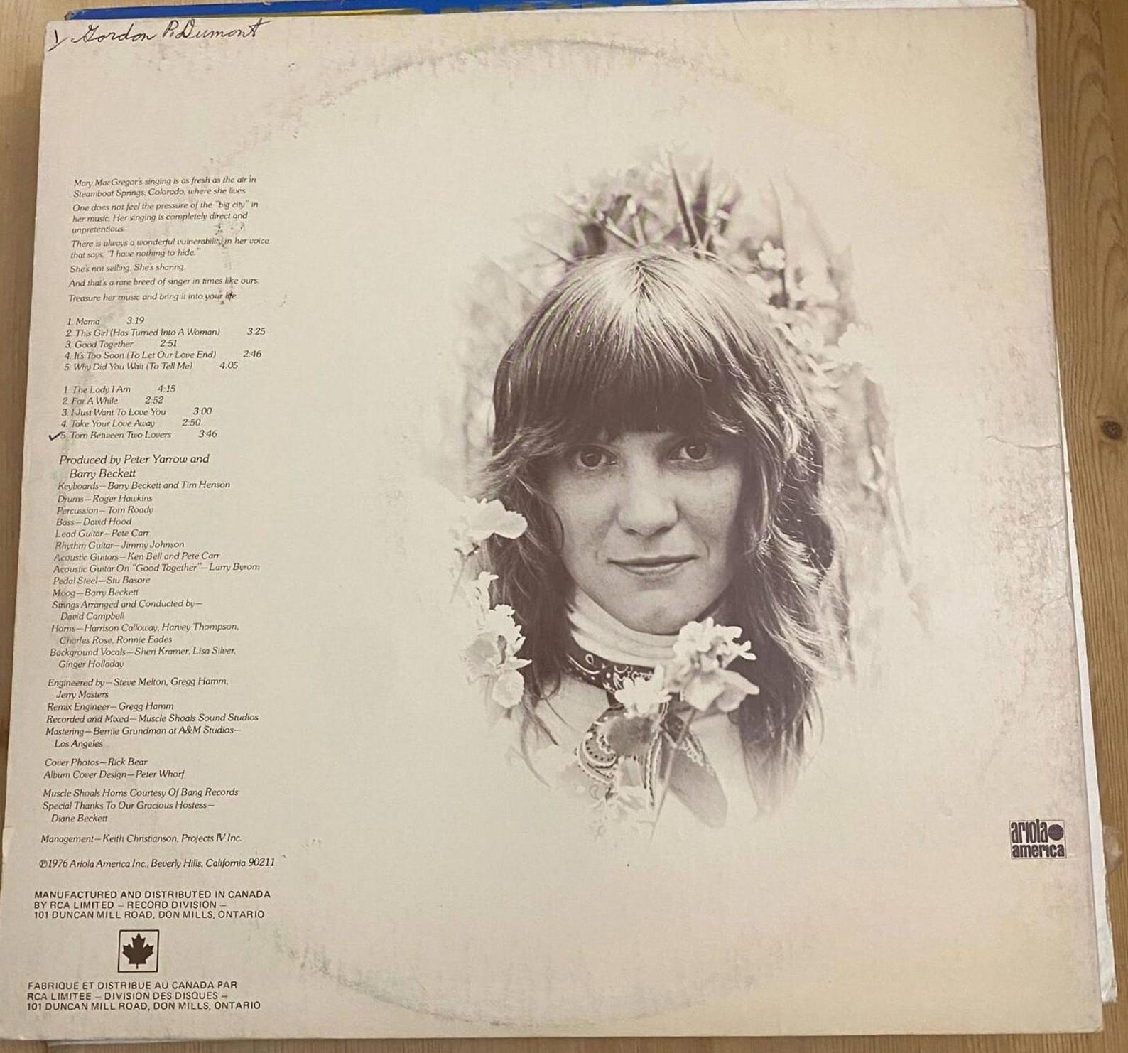 Mary Macgregor – Torn Between Two Lovers Vintage 33RPM VG+++ AJ6 - Etsy