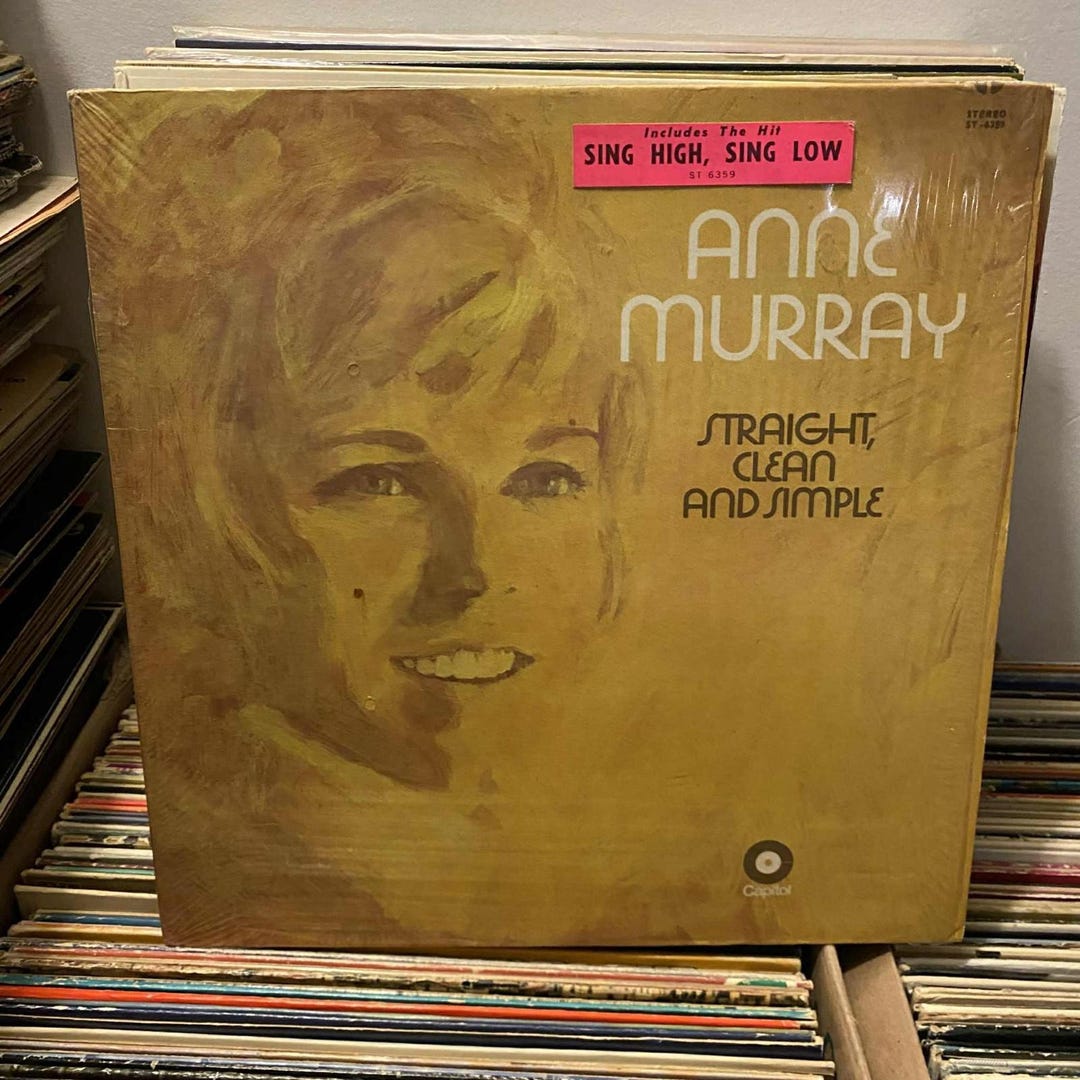 Anne Murray – Straight, Clean and Simple Vintage 33rpm VG+ AJ31 - Etsy