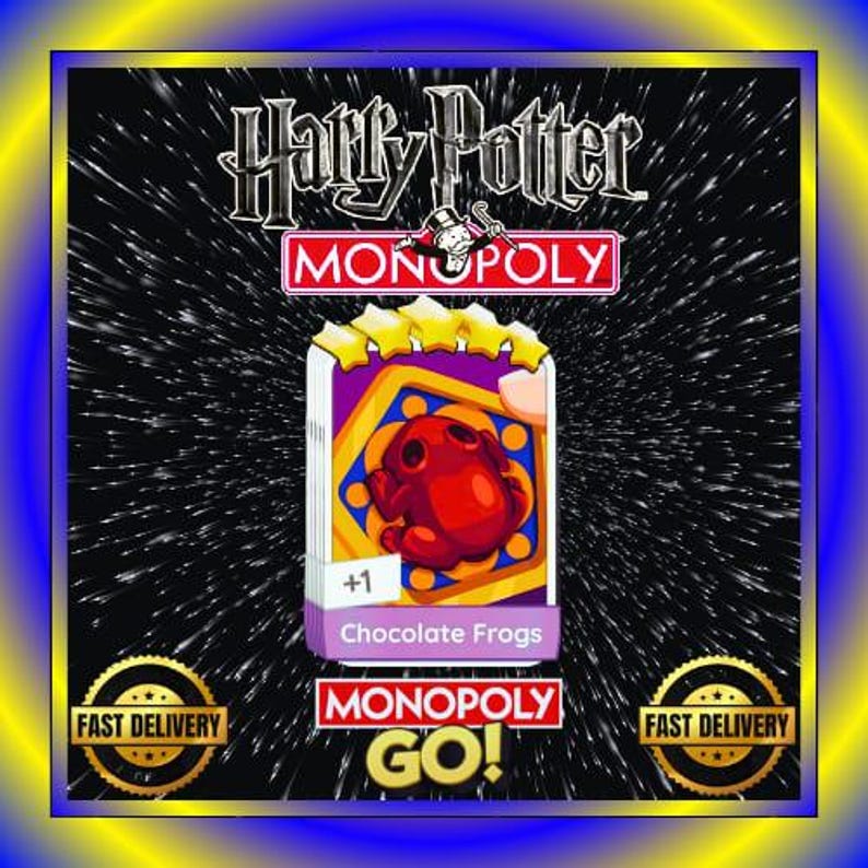 Chocolate Frogs | Monopoly Go 5 Star Sticker | Fast Delivery - Etsy
