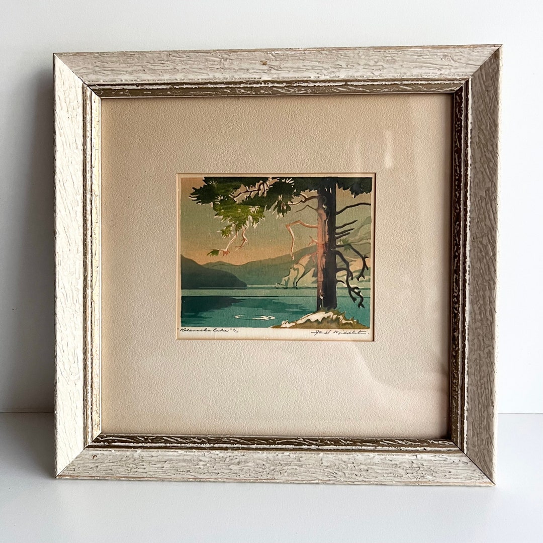 Original Vintage Art, Silkscreen Print by Janet Holly Middleton ...