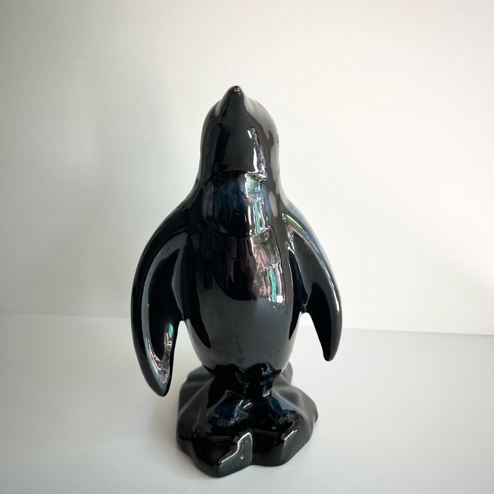 Blue Mountain Pottery, Penguin Figurine, BMP Black and Blue, Granite or ...