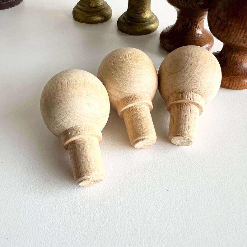 Clock Part Finial, Reclaimed Wooden Art or Craft Supply, Woodworking ...