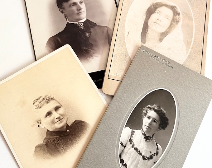Original Antique Cabinet Card Photograph | Isadora - Etsy