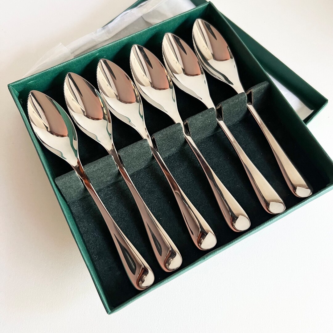 RW Sheffield England Grapefruit Spoons, Good for Avocado and Kiwi ...