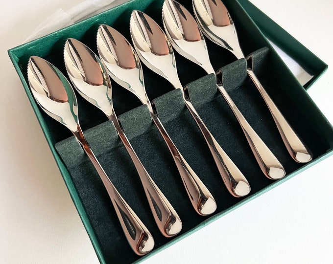RW Sheffield England Grapefruit Spoons, Good for Avocado and Kiwi ...