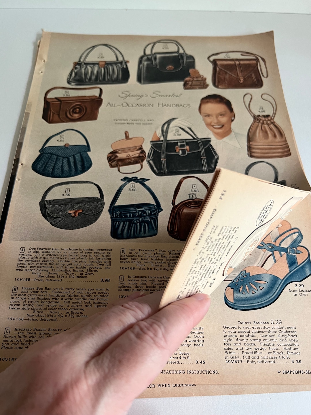 Original 1953 Simpson Sears Canada Catalog Section - Etsy