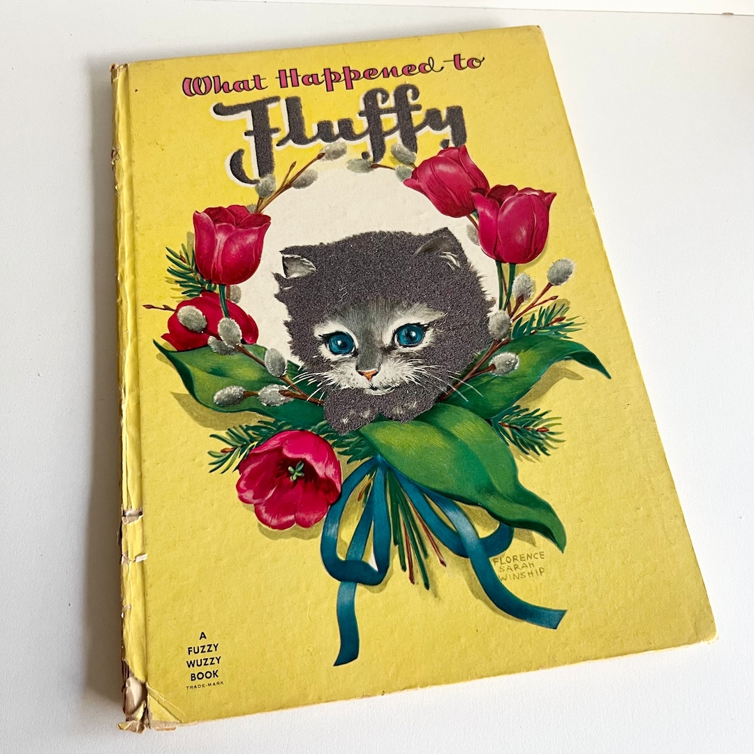 What Happened to Fluffy, A Fuzzy Wuzzy Book, Flocked Felted Images ...