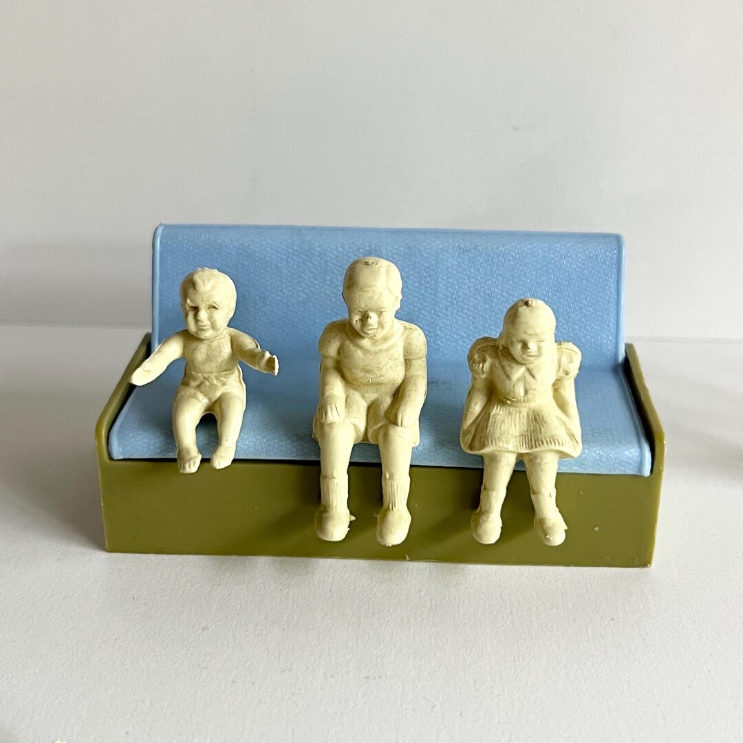 Marx Imagination Dollhouse Sitting People, Choice of Brother, Sister ...
