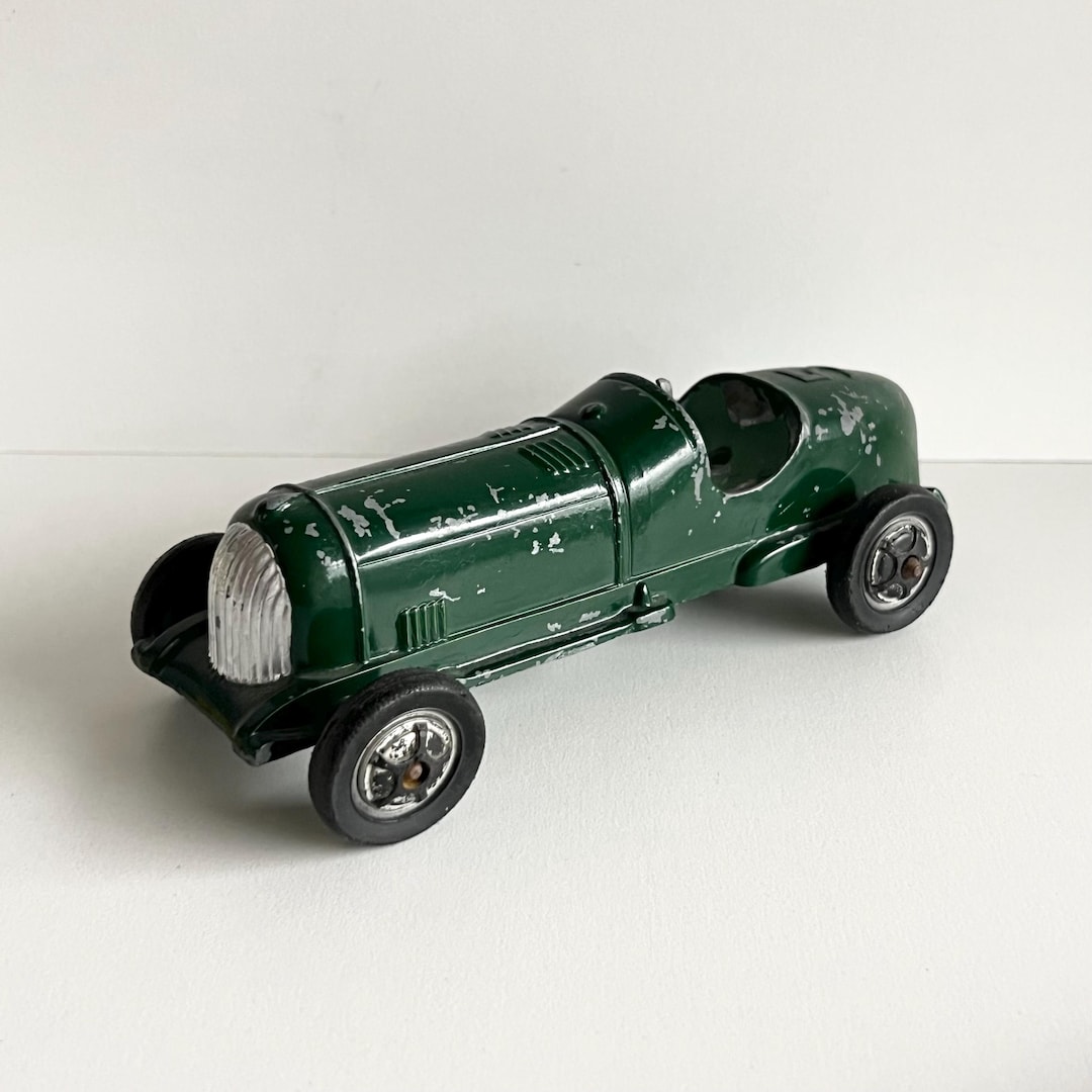 Early 40s Hubley Kiddie Toy, Number 5, Green Sports Car, Green, Chippy ...