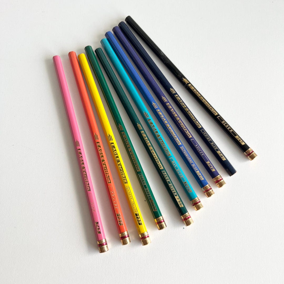 Vintage Eagle Verithin Pencil Crayon, Sold Separately, Made in Canada ...