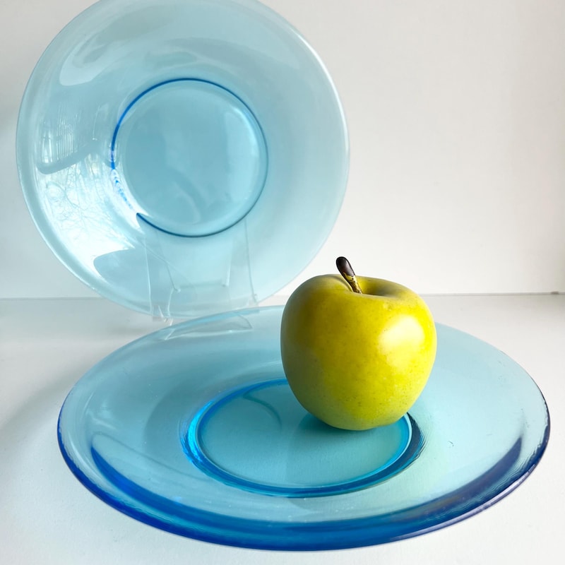 Turquoise Art Glass - Etsy