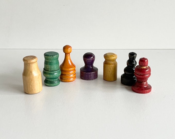 Vintage Wood Monopoly Game Markers, Replacement Pieces, 1940s - Etsy