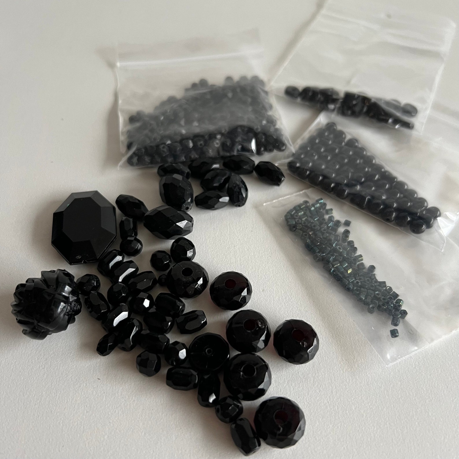 Lot of Vintage Beads, Mixture of Sizes, Choose a Bag by Colour Theme ...