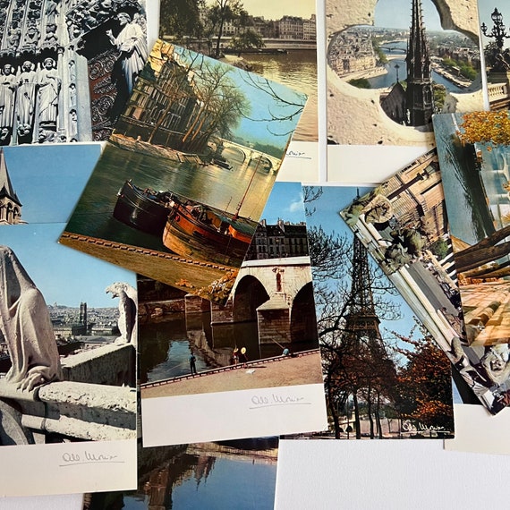 Vintage Paris Postcards 150+ Postcard Old Blank Paris France Stock