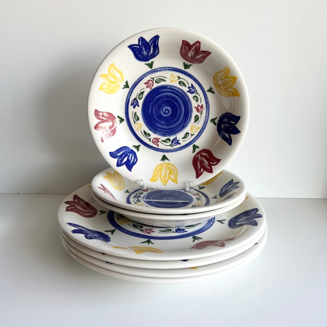 John Tams Tulip Bowl or Dinner Plate, Sold Separately, Tulip Pattern ...
