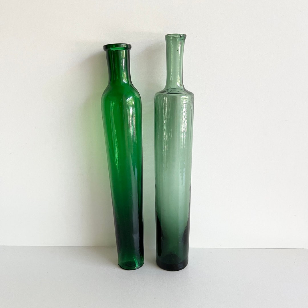 Antique Cologne Bottles, Tall and Thin, Hand Blown, Perfume Making ...