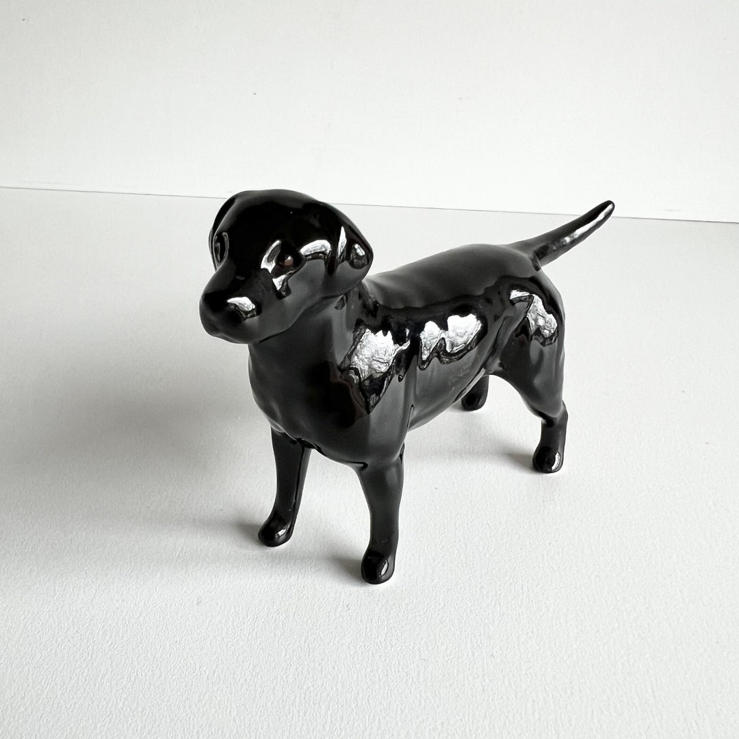 Black Labrador or Irish Setter Beswick Dog, Ceramic Dog Puppy for ...