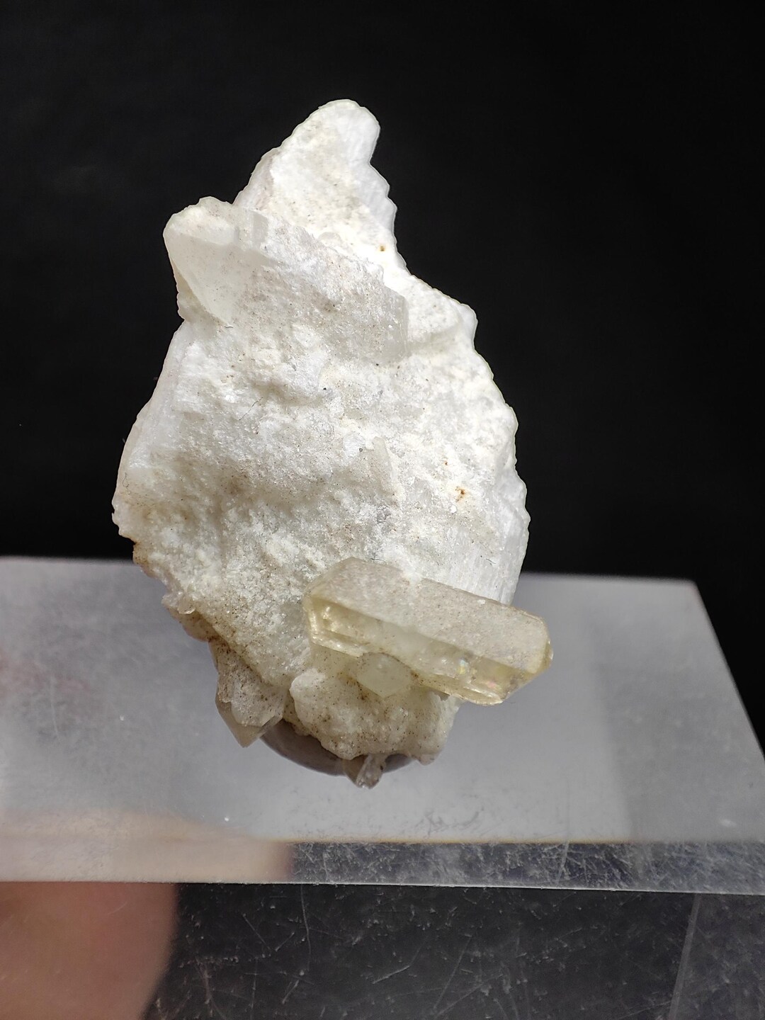 Herderite Crystal on Matrix Albite From Skardu Pakistan - Etsy