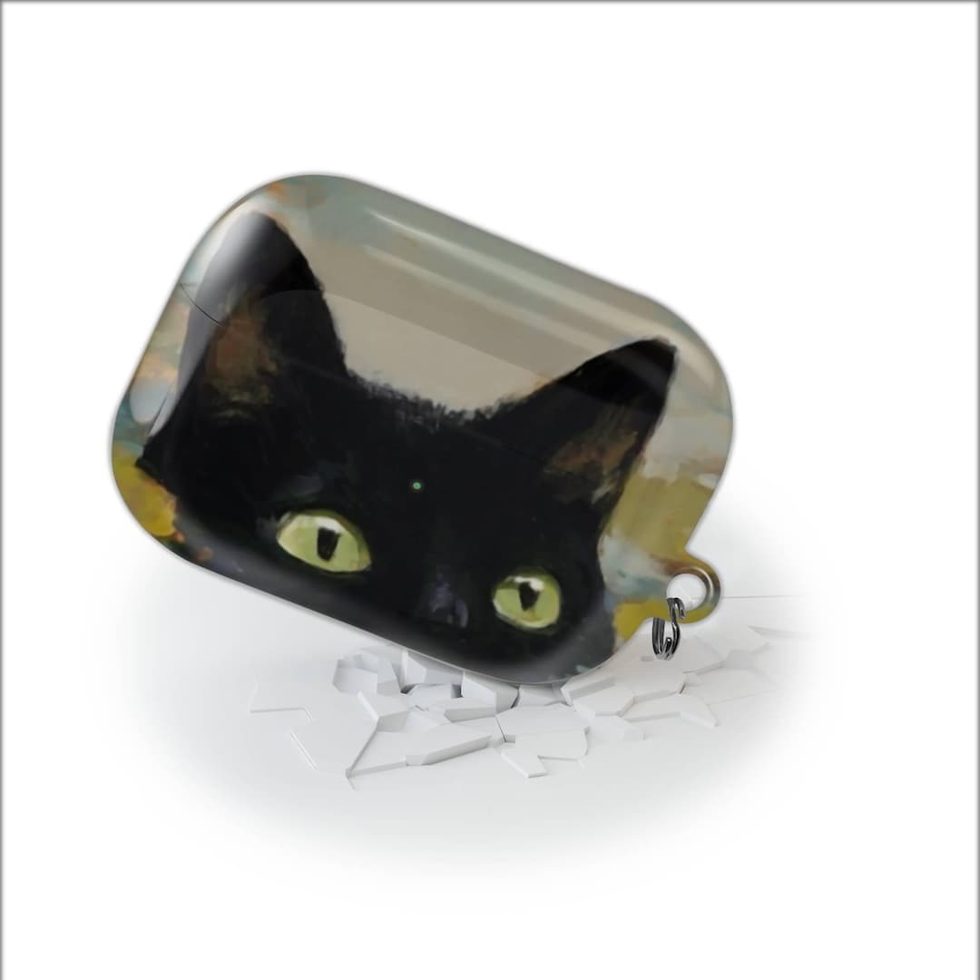 Van Gogh AirPod Case Cat Meme Parody Cover Fits Airpods Pro, Pro 2 ...