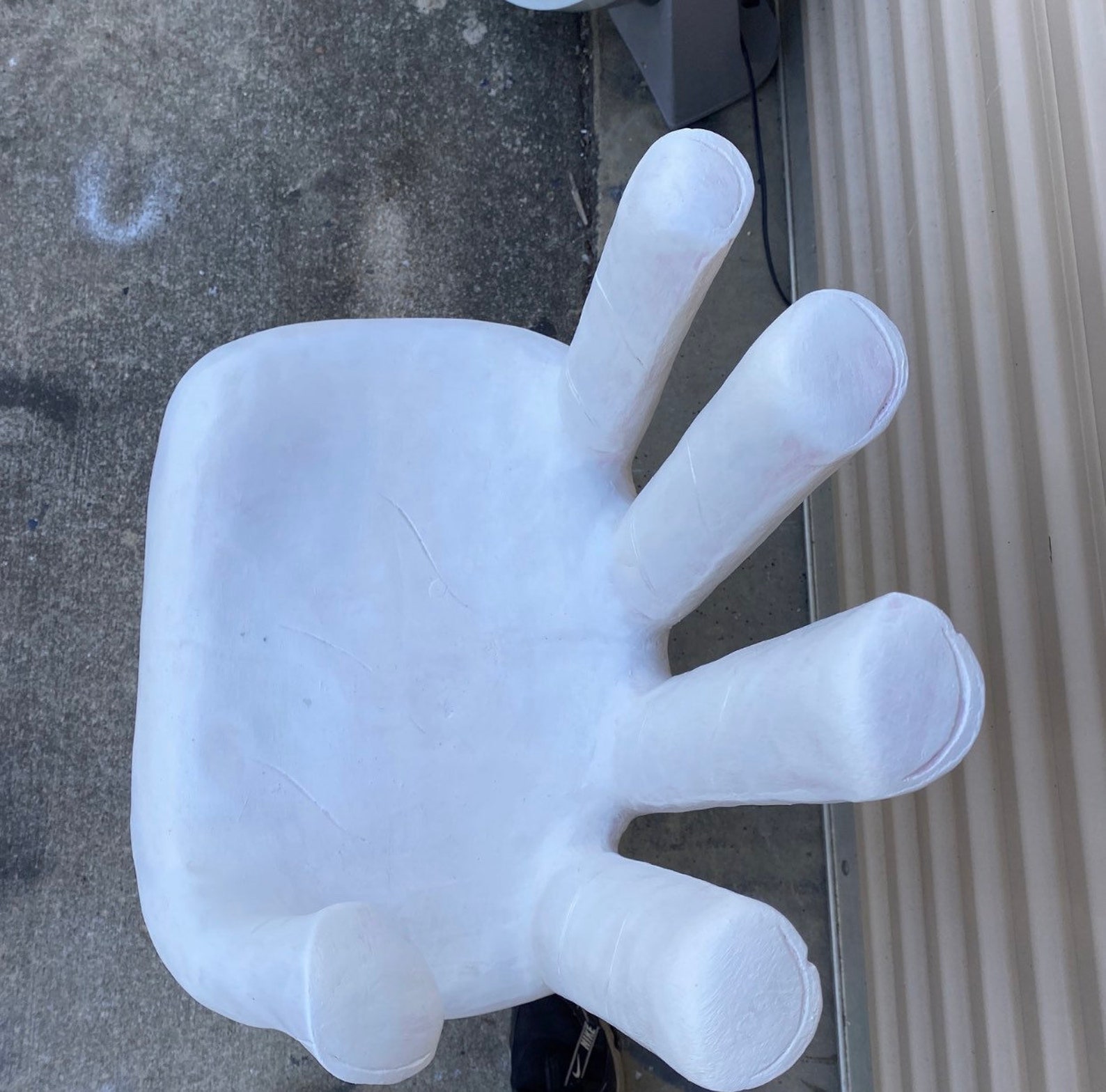 1990s White Wooden Hand Chairs a Pair FREE SHIPPING - Etsy