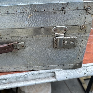 Large Trio of Vintage Stackable Suitcases - Etsy