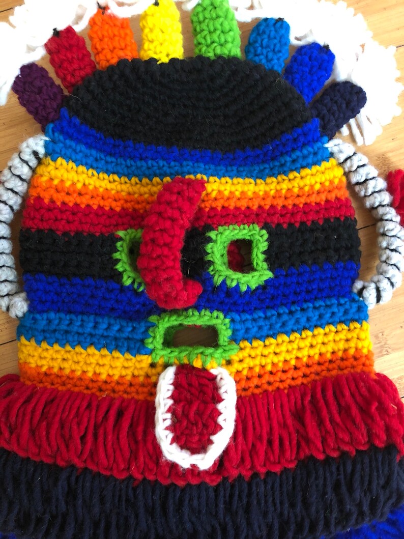 Inti Raymi Hand Woven Mask FREE SHIPPING - Etsy
