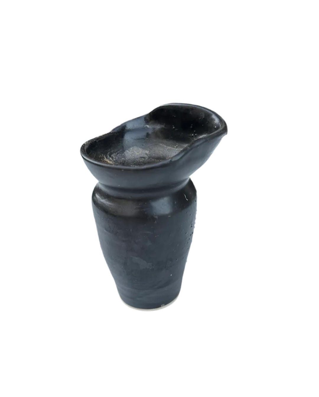 Black Painted Stone Sake Pitcher, Signed - Etsy